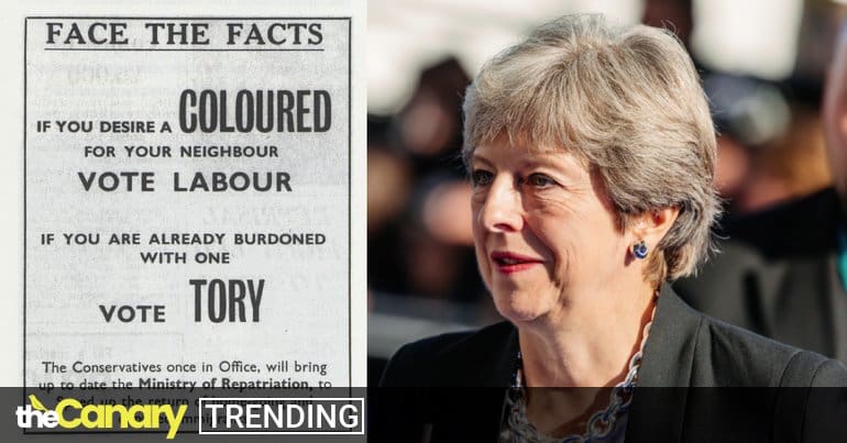 54 years since this Tory campaign poster, the Conservative Party proves ...