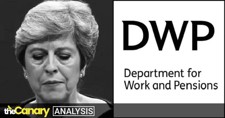 Theresa May's DWP minister just stood up in parliament and whitewashed ...