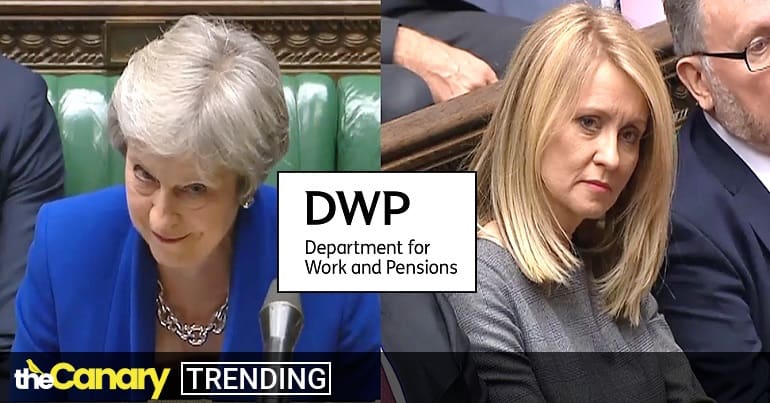 May's DWP claims at PMQs were debunked before she began - Canary