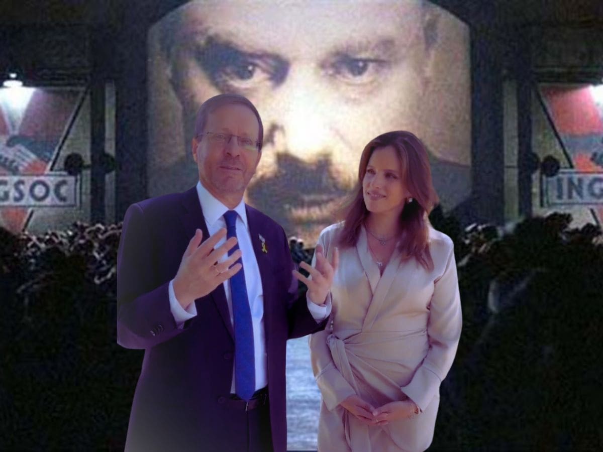 Israel's president goes full Orwellian claiming colonialism and war is ...