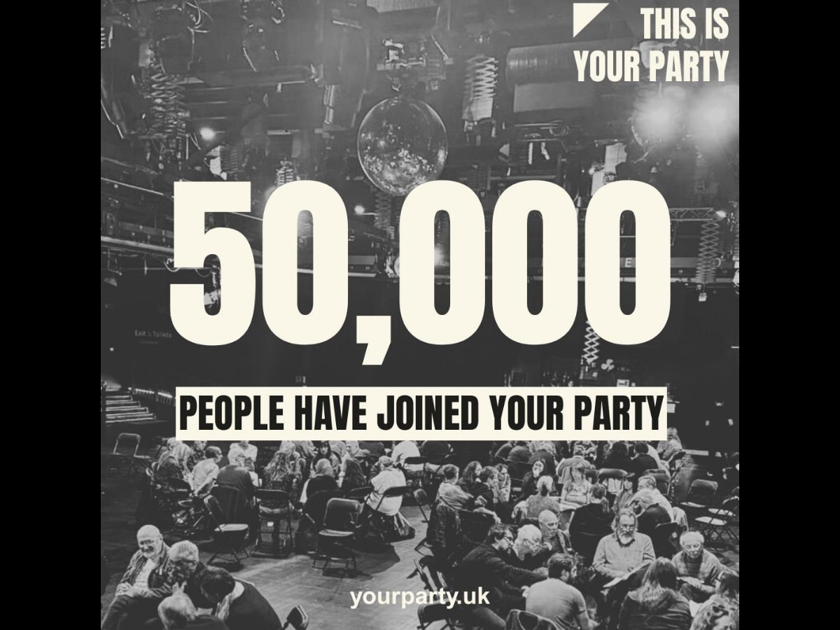 Your Party announce they've already surged to 50,000 members - Canary