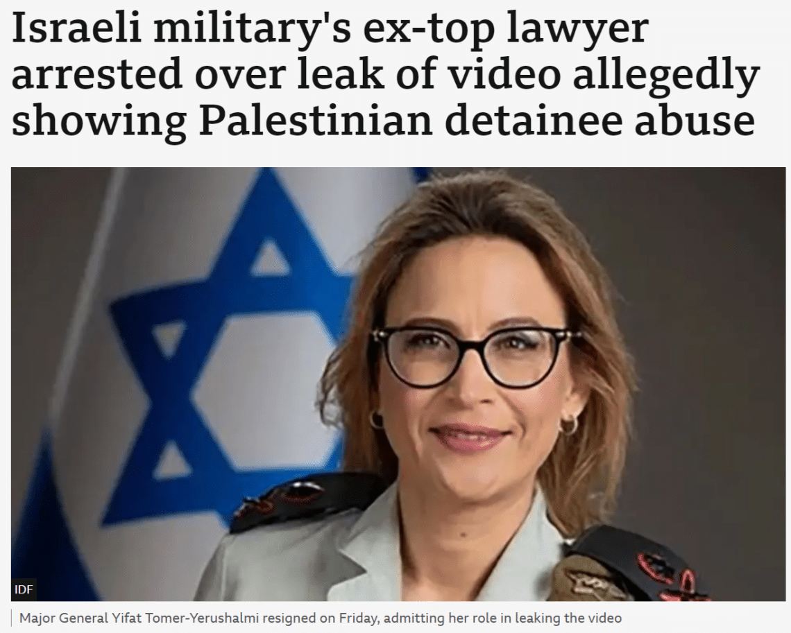 BBC quietly amend Israel rape headline