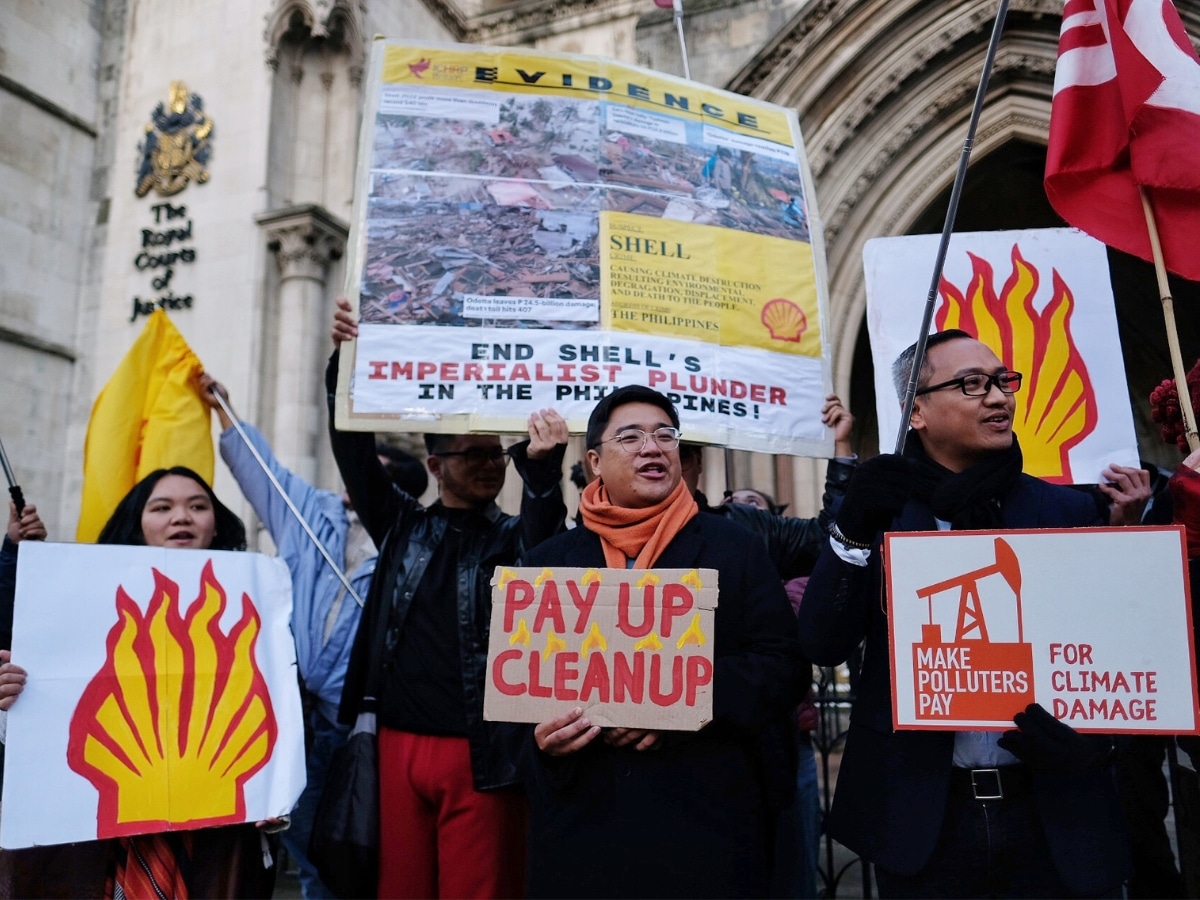 Philippines typhoon survivors take Shell to court over climate damage ...