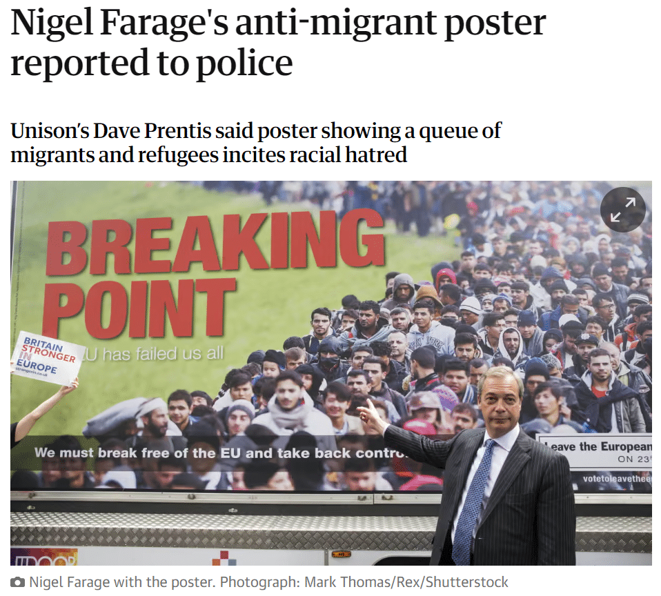 Corbyn is an anti-semite but Farage fights extremism? Give over