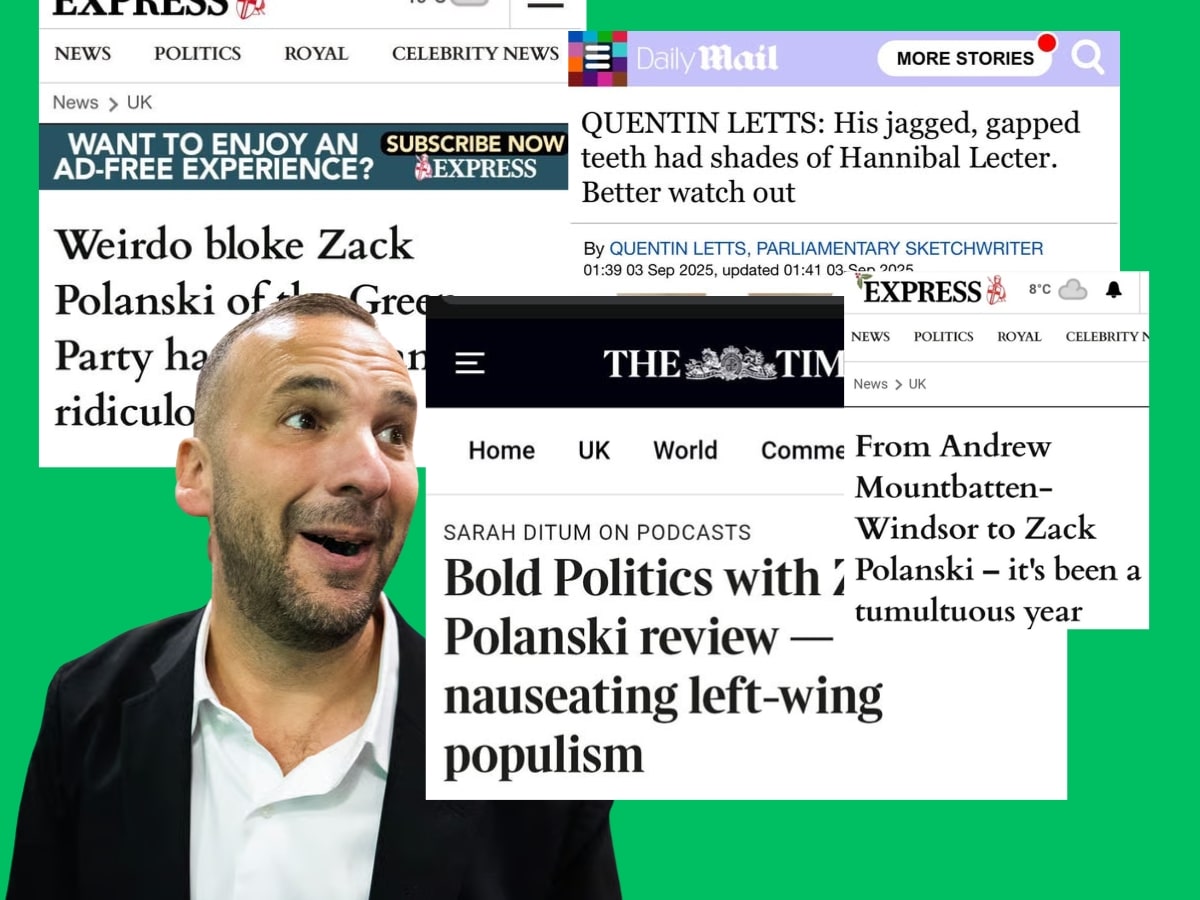 Zack Polanski being labelled a 'populist' is more misdirection